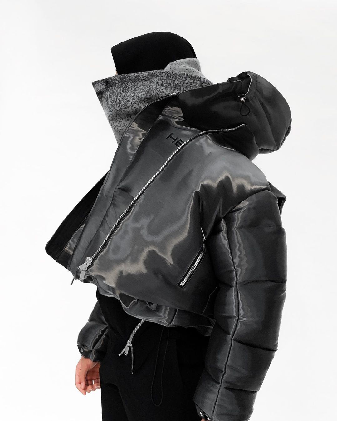 HELIOT EMIL ++ AW23 'CONNECTED FORMS' DOWN JACKETS